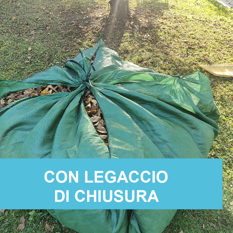 TELO PER RACCOLTA foglie, erba e rifiuti da giardino
